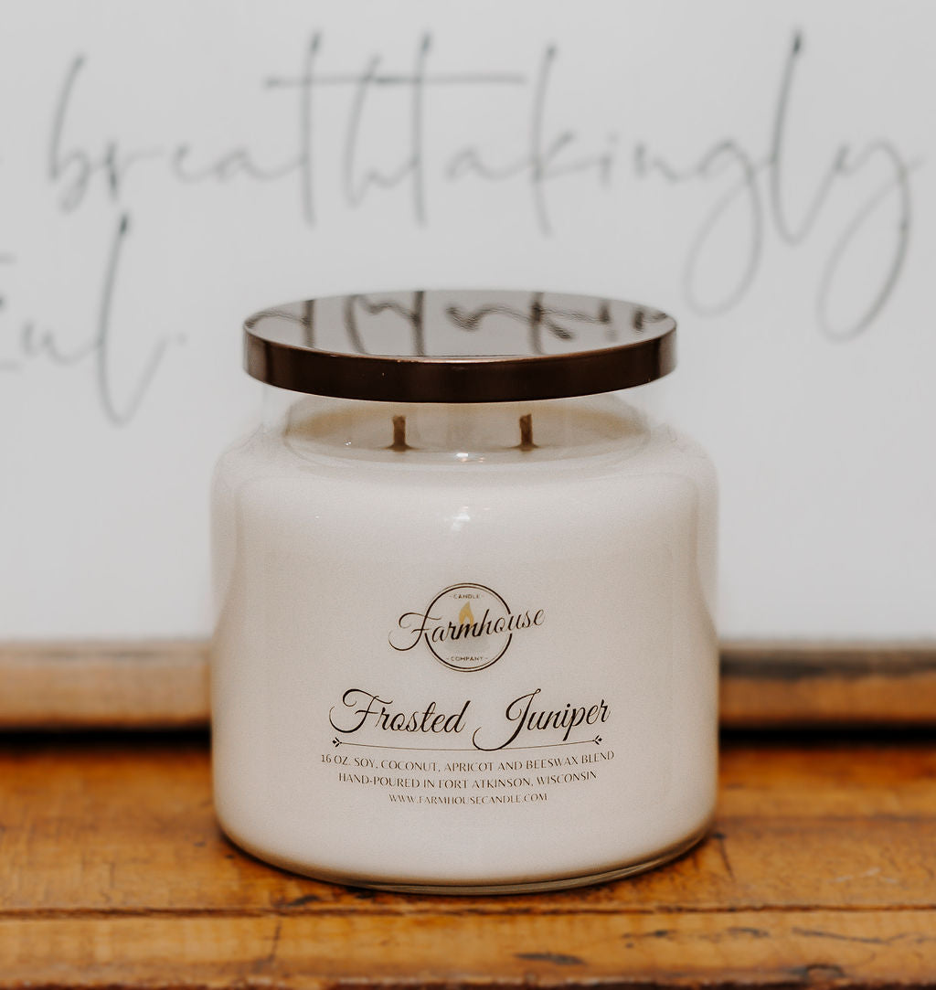 Shop Holiday Scents Frosted Juniper Candle - FARMHOUSE CANDLE COMPANY