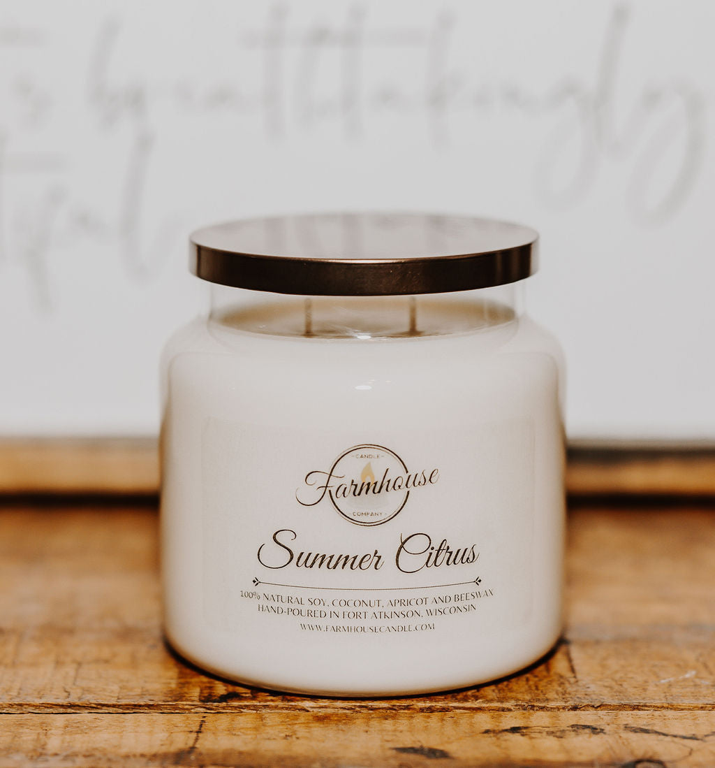 Summer Citrus Candle | Farmhouse Candle Company in Wisconsin ...